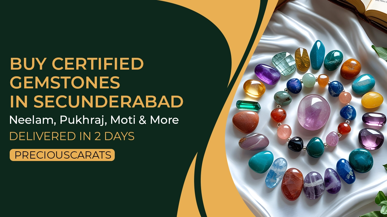 Buy Certified Gemstones in Secunderabad Online | Precious Carats